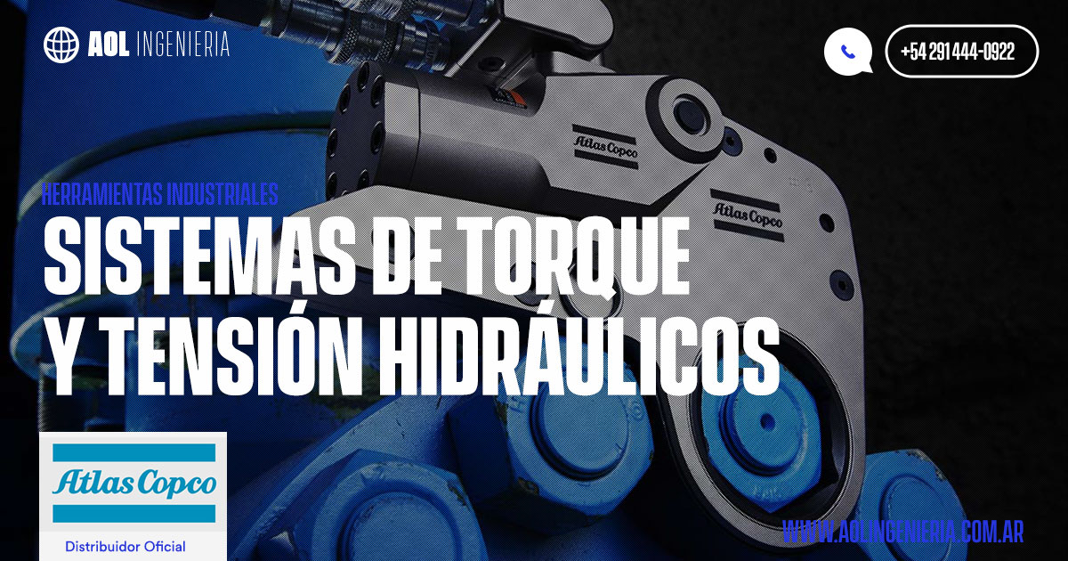 Sistemas de Torque y Tensión Hidráulicos Atlas Copco | AOL Ingeniería
